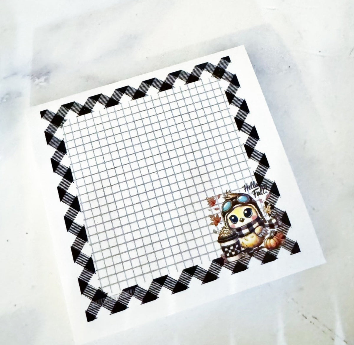 Hello Fall Sticky Notes memo pad sticky notes – The Planner's World