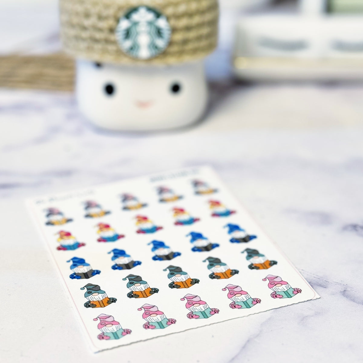 Gnome Planner Stickers - Reading Gnomes – The Planner's World
