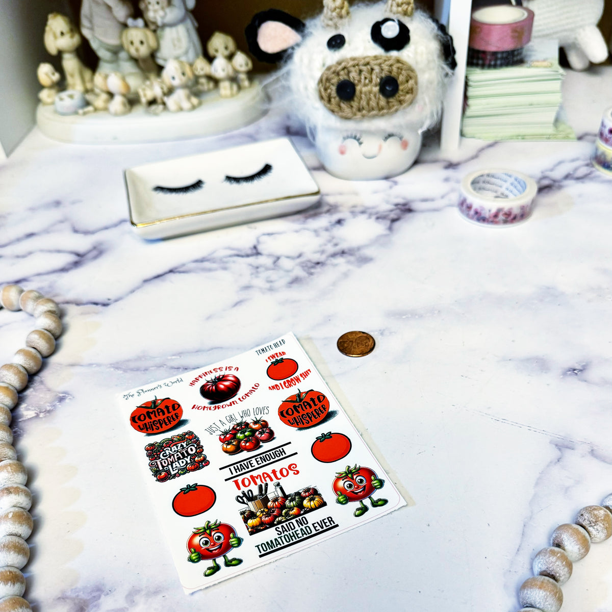 Tomato Head Planner Stickers - Tomato Lover Garden Stickers – The ...