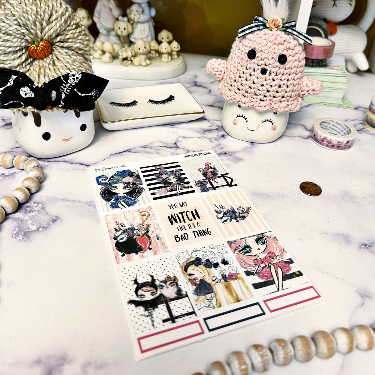 KIT-501 WEEKLY || Witches Day Out - WEEKLY Planner Sticker Kit – The ...
